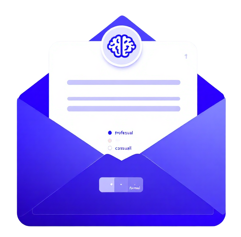 Email generation interface